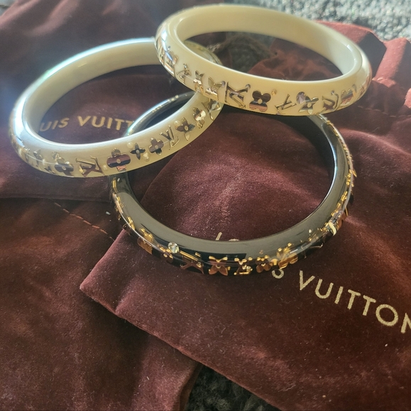 Louis Vuitton | Accessories | Pick Louis Vuitton Bangle Bracelets With Dustbag | Poshmark